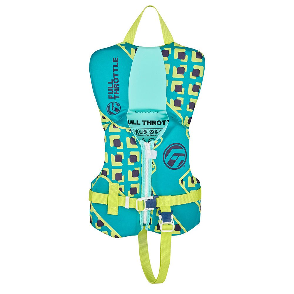 Full Throttle Infant Rapid Dry Life Jacket - Aqua – Life Raft Professionals
