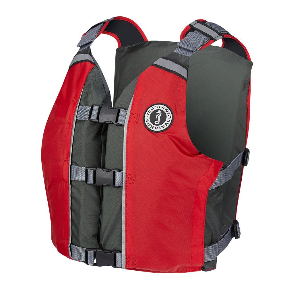 Mustang APF Foam Vest - Universal - Red/Grey – Life Raft Professionals