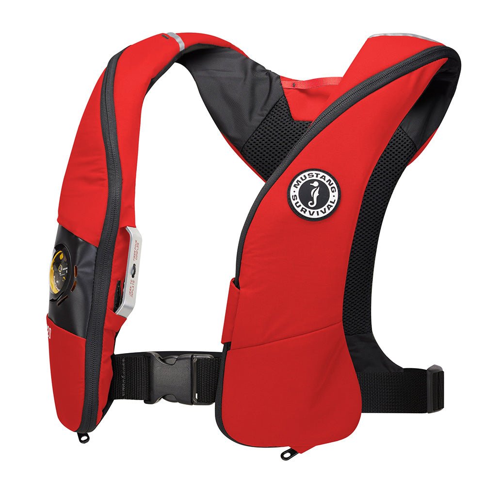 Mustang Elite 120 Coastal Inflatable PFD - Red – Life Raft Professionals