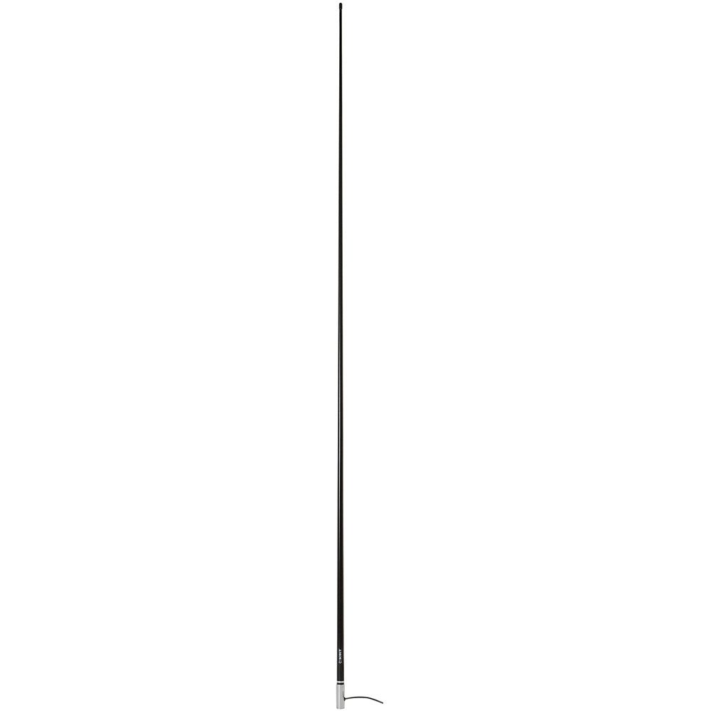 Scout 8' Black VHF Antenna 6dB Stainless Steel Ferrule w/5M RG-58 Coax ...