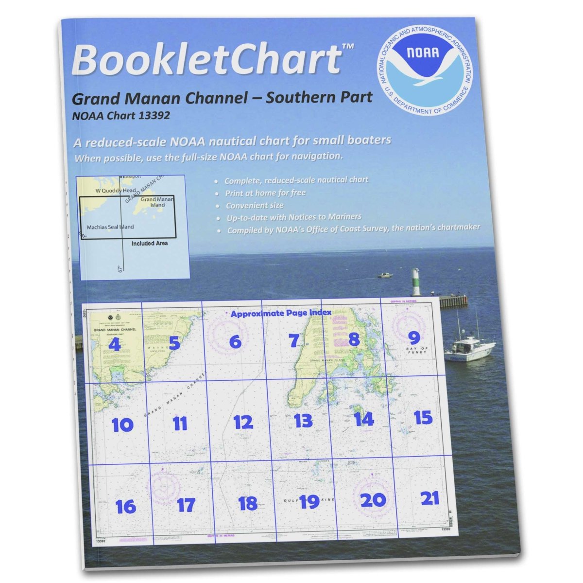 Historical NOAA Booklet Chart 13392: Grand Manan Channel Southern Part ...