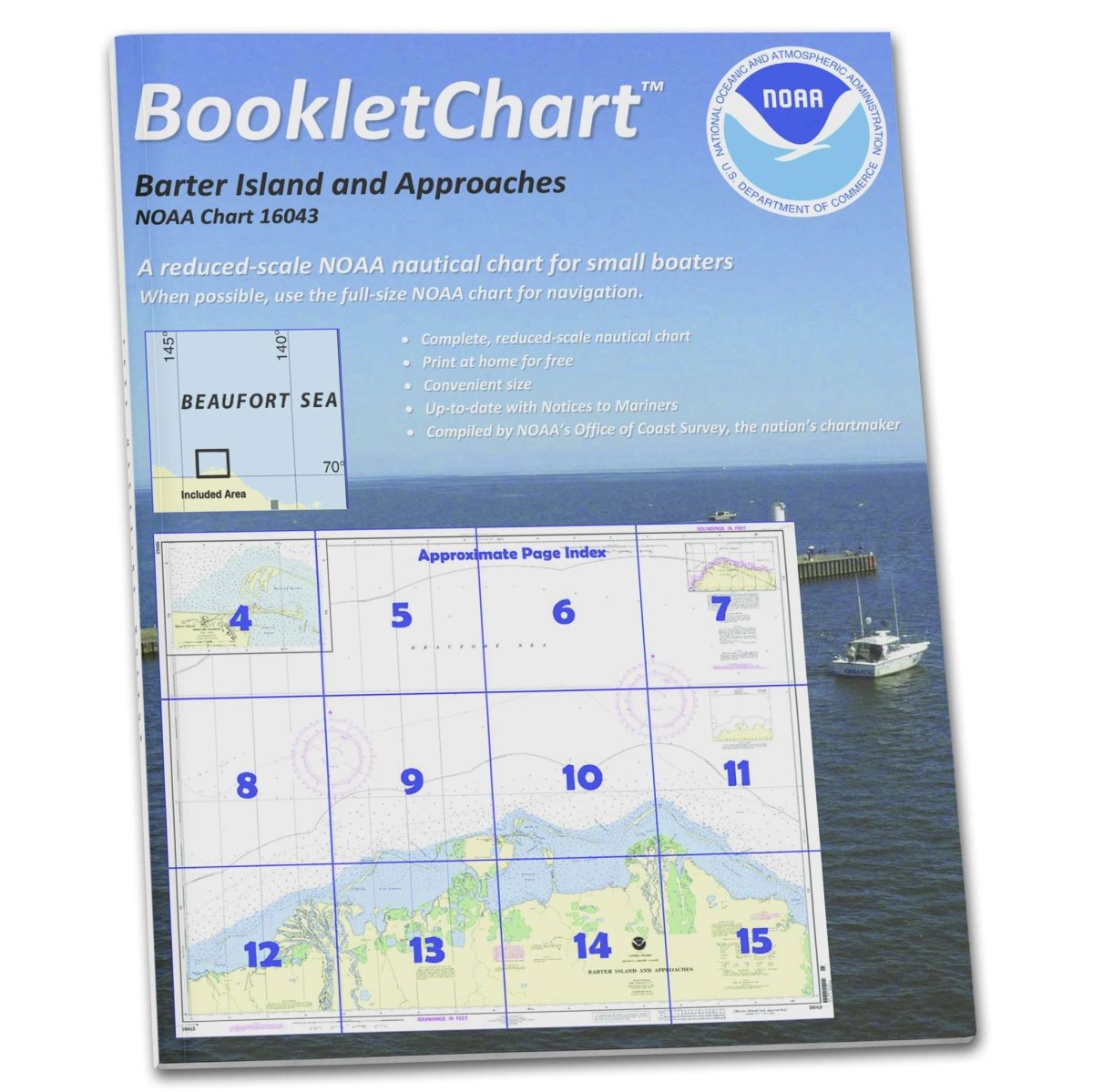 Historical NOAA Booklet Chart 16043: Barter Island and approaches ...