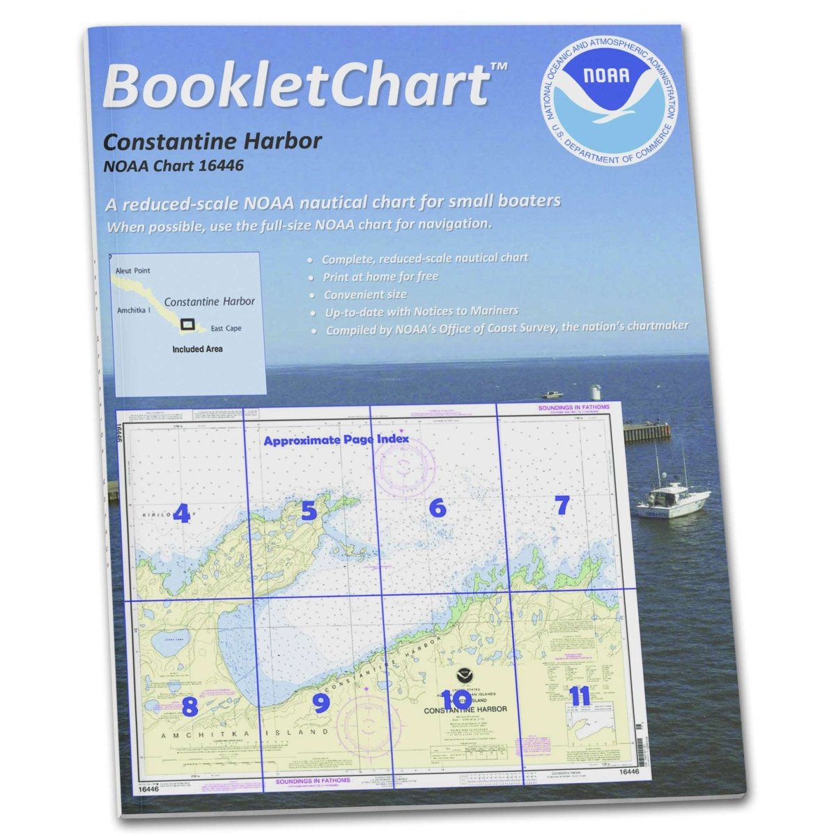 Historical NOAA Booklet Chart 16446: Constantine Harbor: Amchitka ...