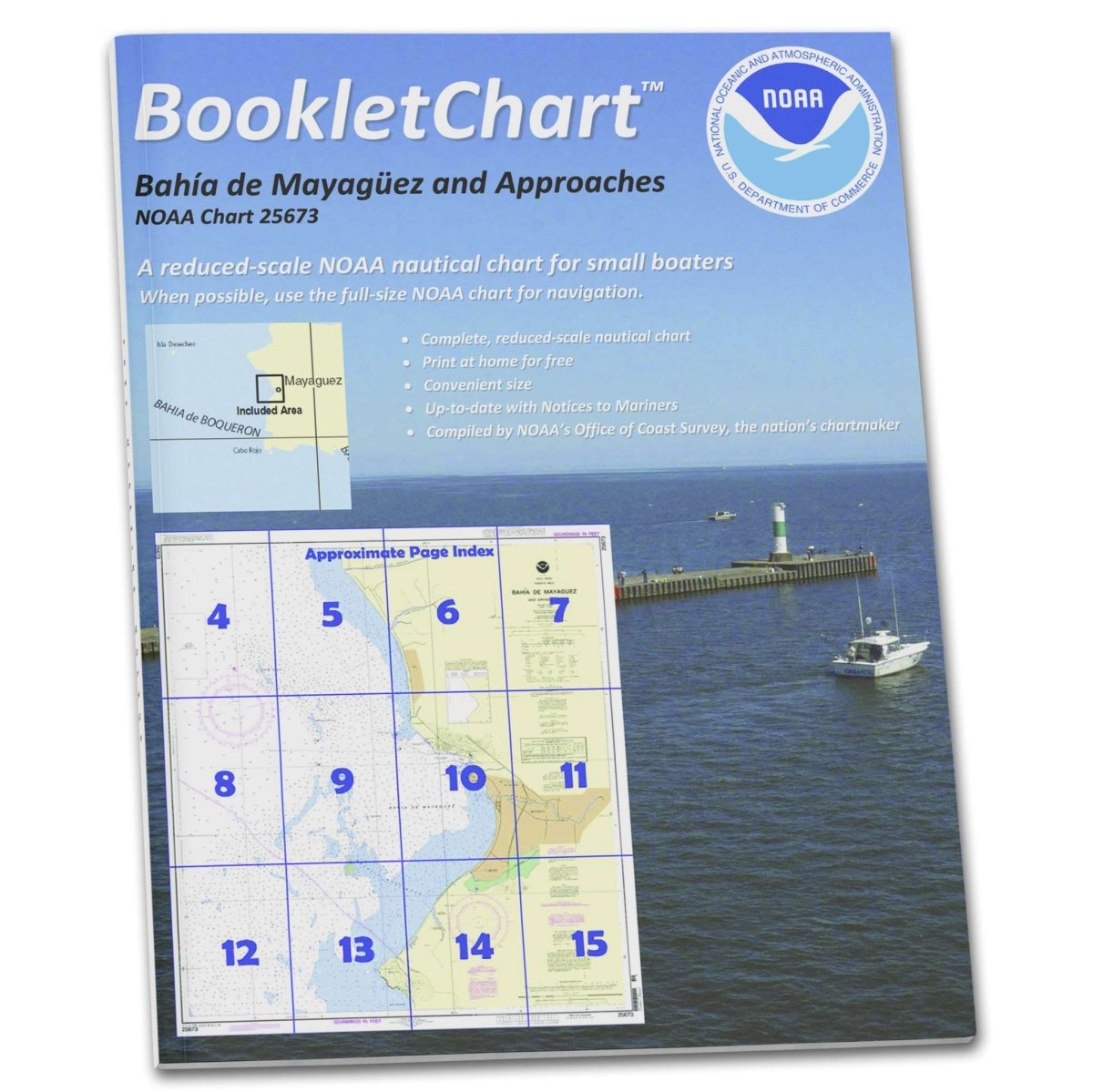 Historical NOAA Booklet Chart 25673: Bahia de Mayaguez and approaches ...