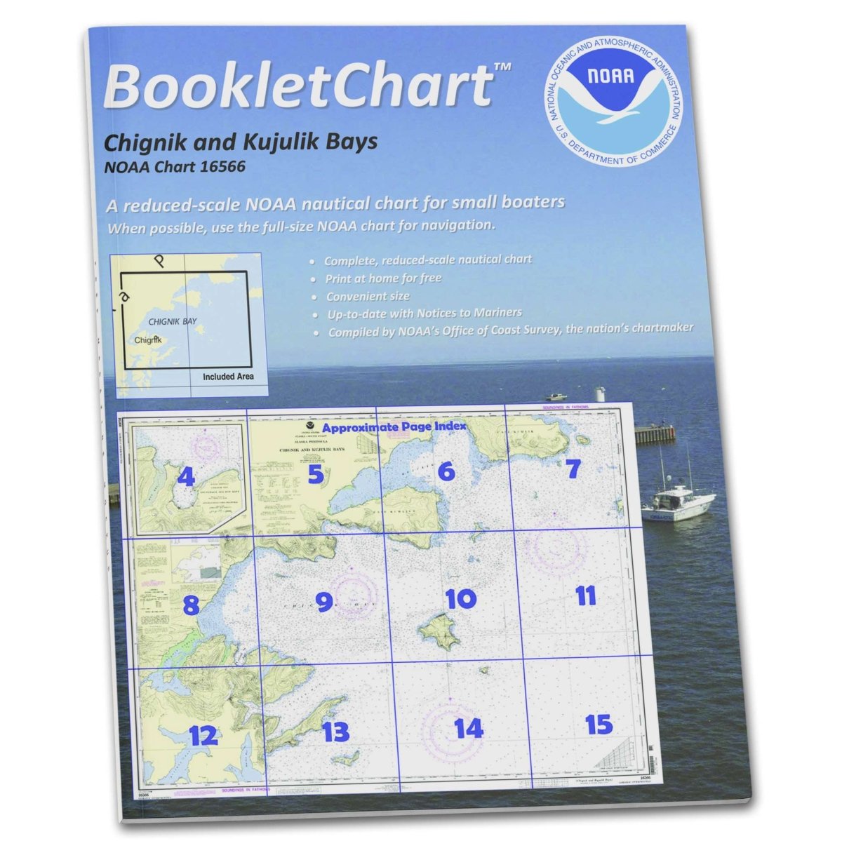Historical NOAA BookletChart 16566: Chignik and Kujulik Bays: Alaska ...