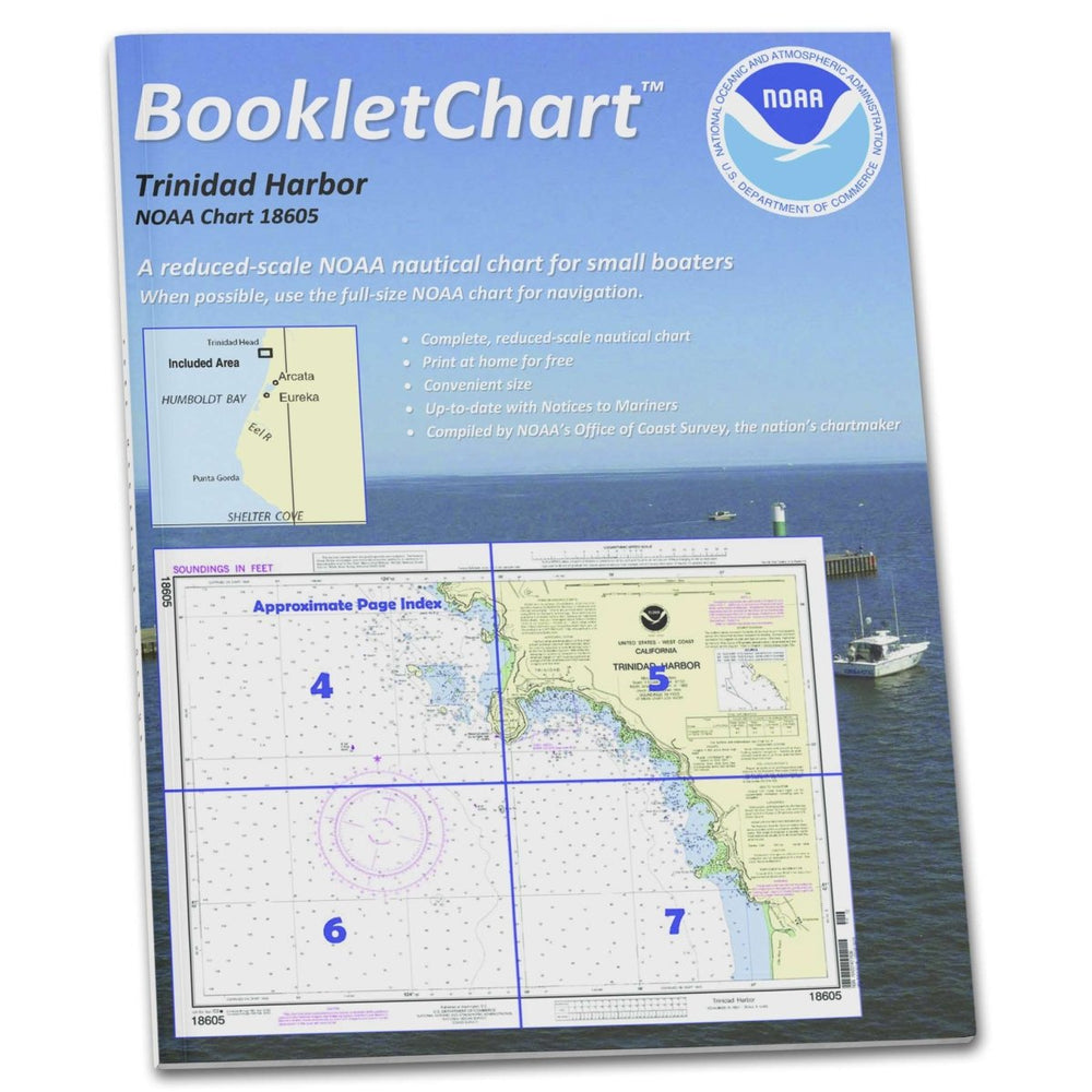 Historical NOAA BookletChart 18605: Trinidad Harbor – Life Raft ...