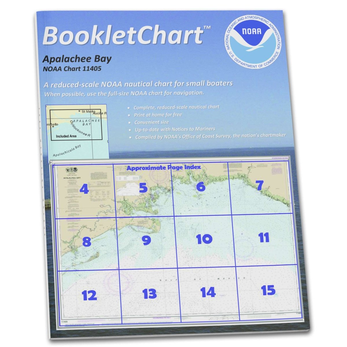 NOAA BookletChart 11405: Apalachee Bay – Life Raft Professionals