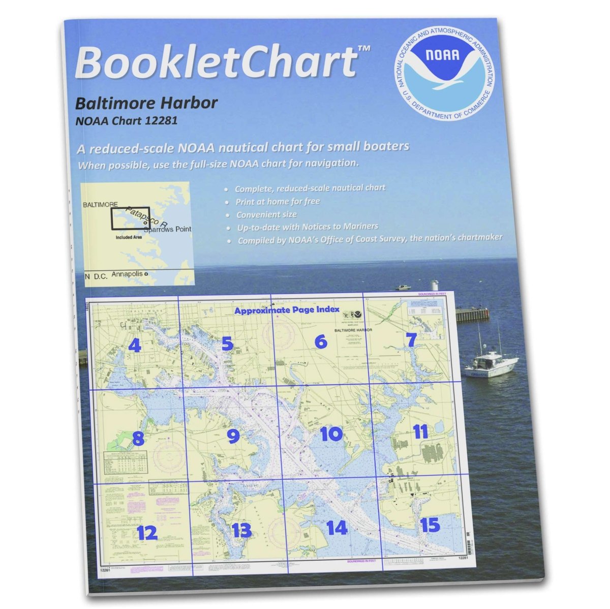 NOAA BookletChart 12281: Baltimore Harbor – Life Raft Professionals