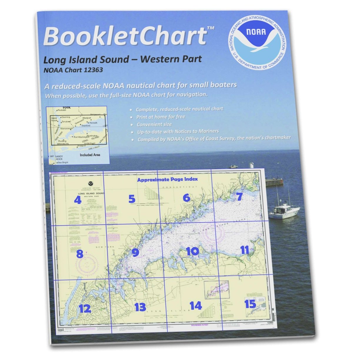 NOAA BookletChart 12363: Long Island Sound Western Part – Life Raft ...