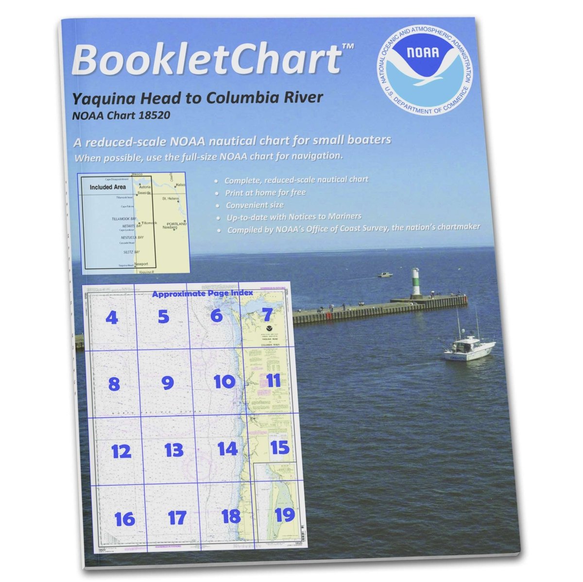 NOAA BookletChart 18520: Yaquina Head to Columbia River;Netarts Bay ...