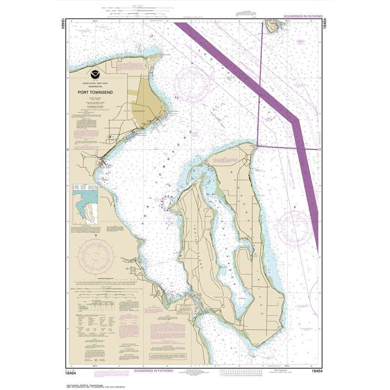NOAA Chart 18464: Port Townsend – Life Raft Professionals