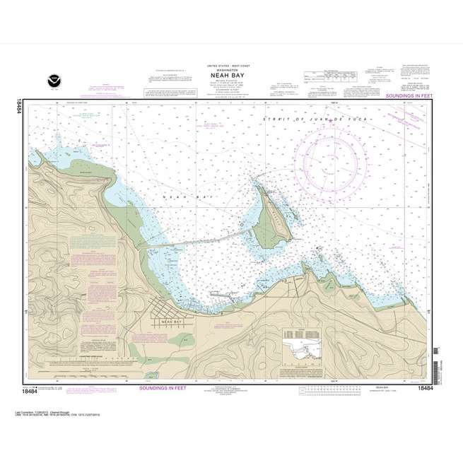 NOAA Chart 18484: Neah Bay – Life Raft Professionals