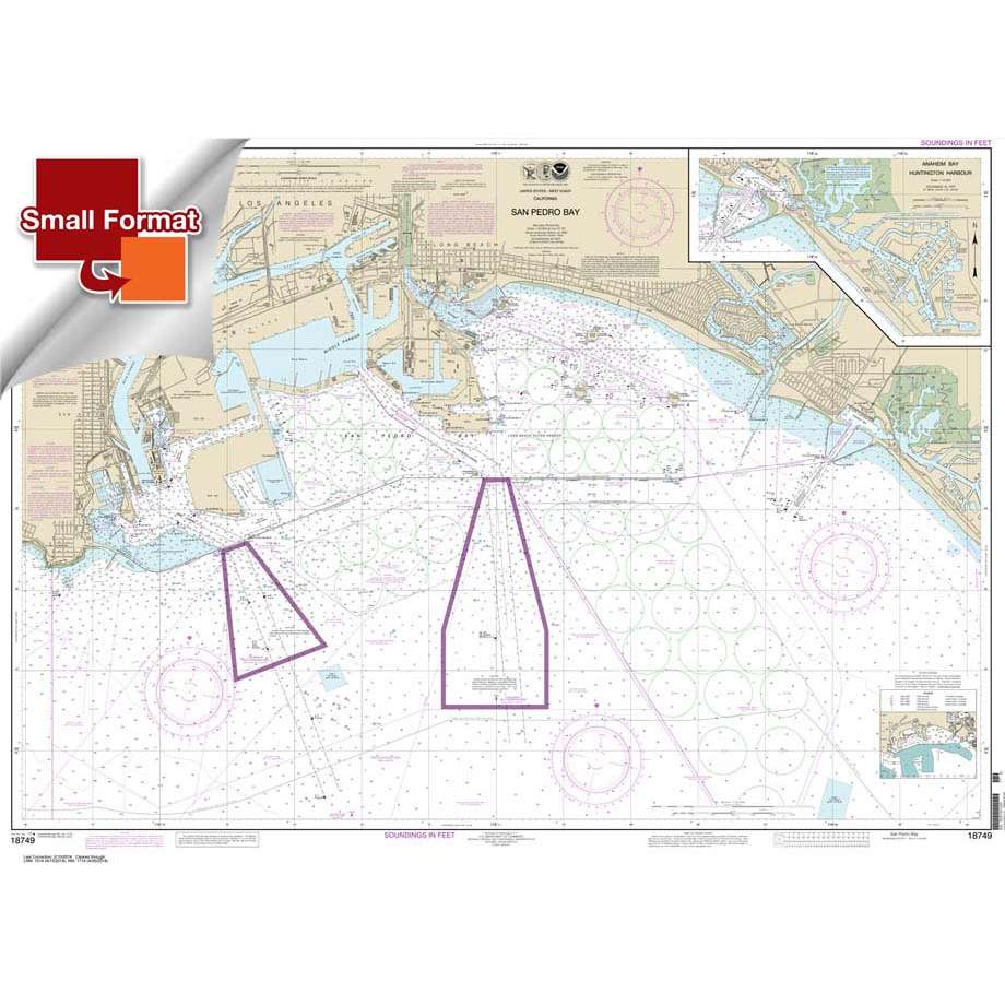 NOAA Chart 18749: San Pedro Bay; Anaheim Bay Huntington Harbor – Life ...