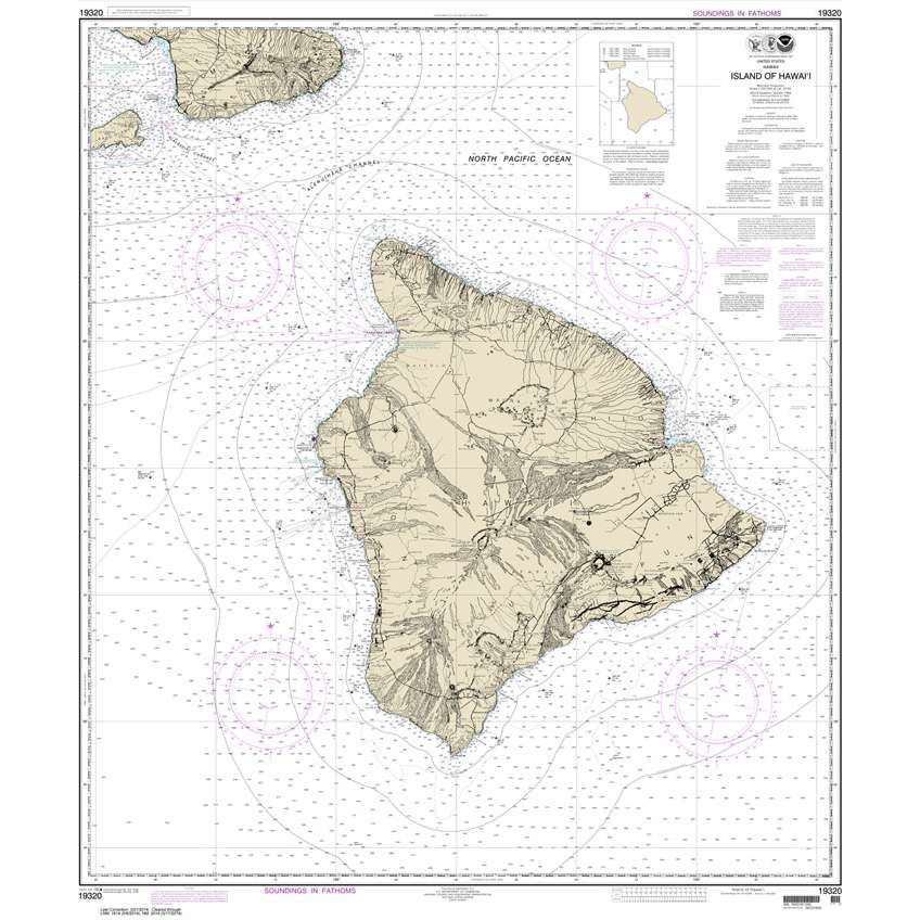 NOAA Chart 19320: Island Of Hawai'i – Life Raft Professionals