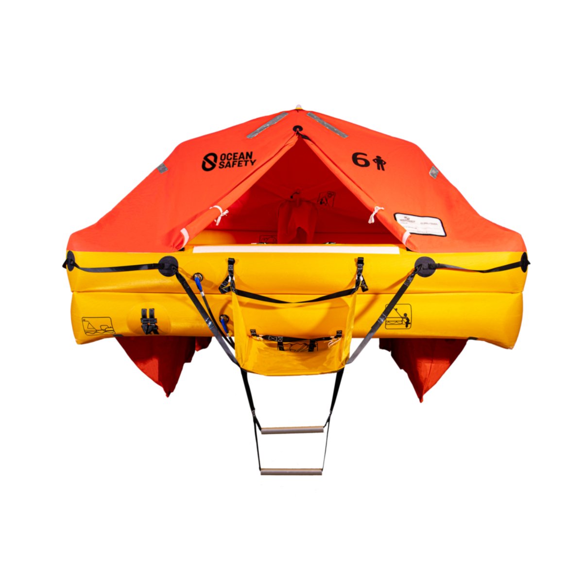 Ocean Safety ISO Life Raft, 4-12 Person – Life Raft Professionals