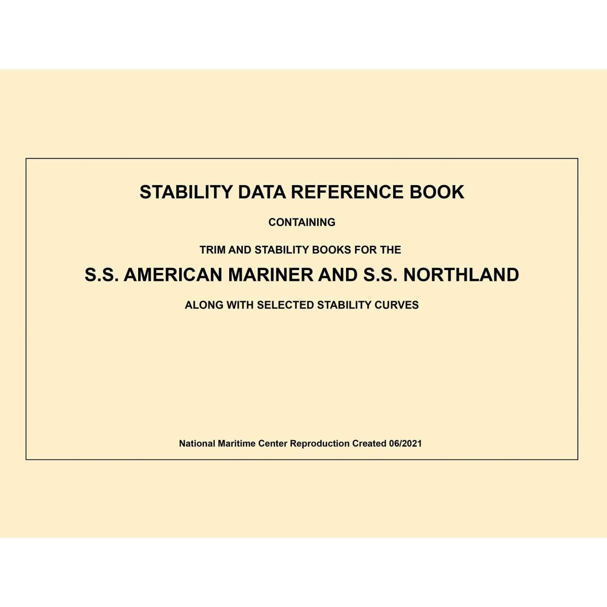 Stability Data Reference Book Updated 2021 Edition – Life Raft ...