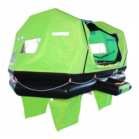 Superior Life-Saving ISO Wave Breaker Self-Righting Life Raft, 4-12 ...