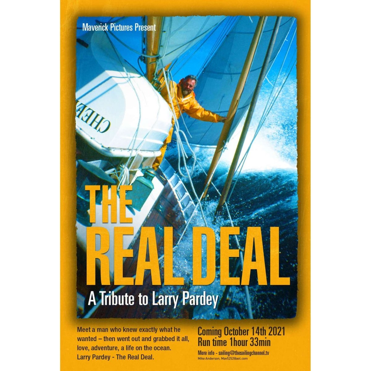 The Real Deal - Larry Pardey, Sailor & Adventurer DVD – Life Raft ...
